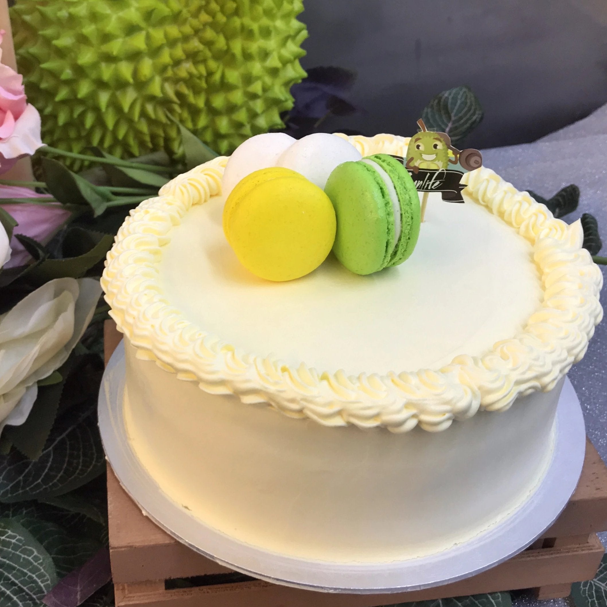 7 Inch Durian Cake (D24 or MSW) – Sunlife Durian Puffs & Pastries