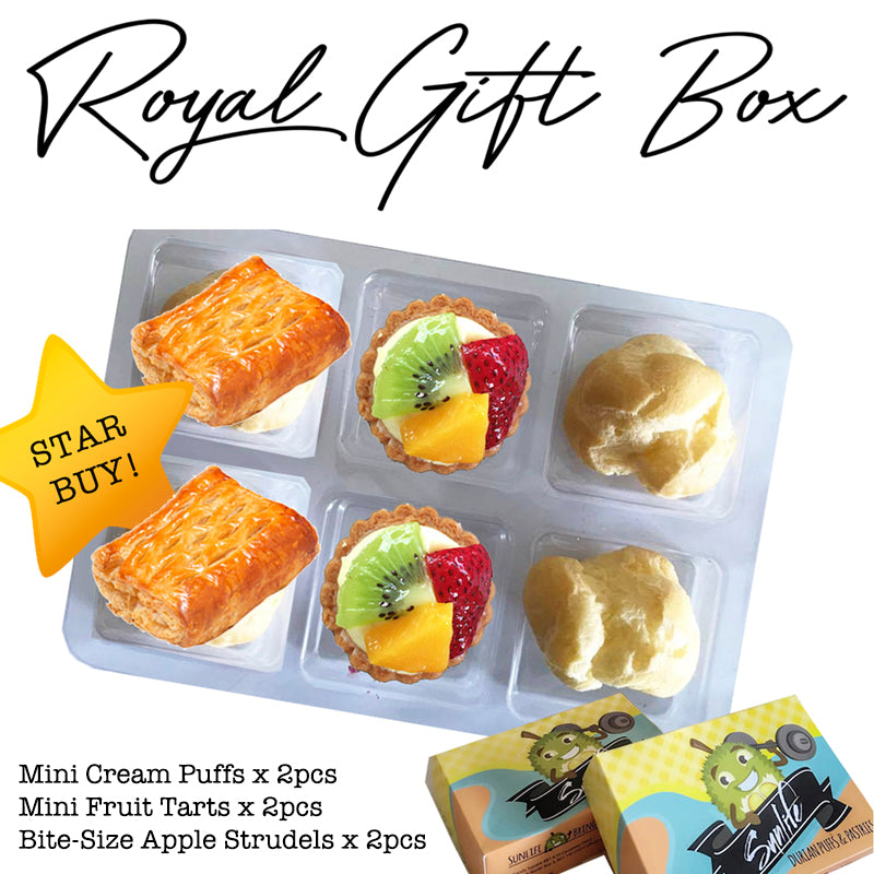 Royal Gift Box ($9.50/pax) – Sunlife Durian Puffs & Pastries