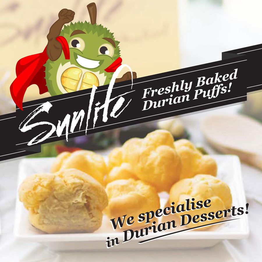 Mini Durian Puffs – Sunlife Durian Puffs & Pastries